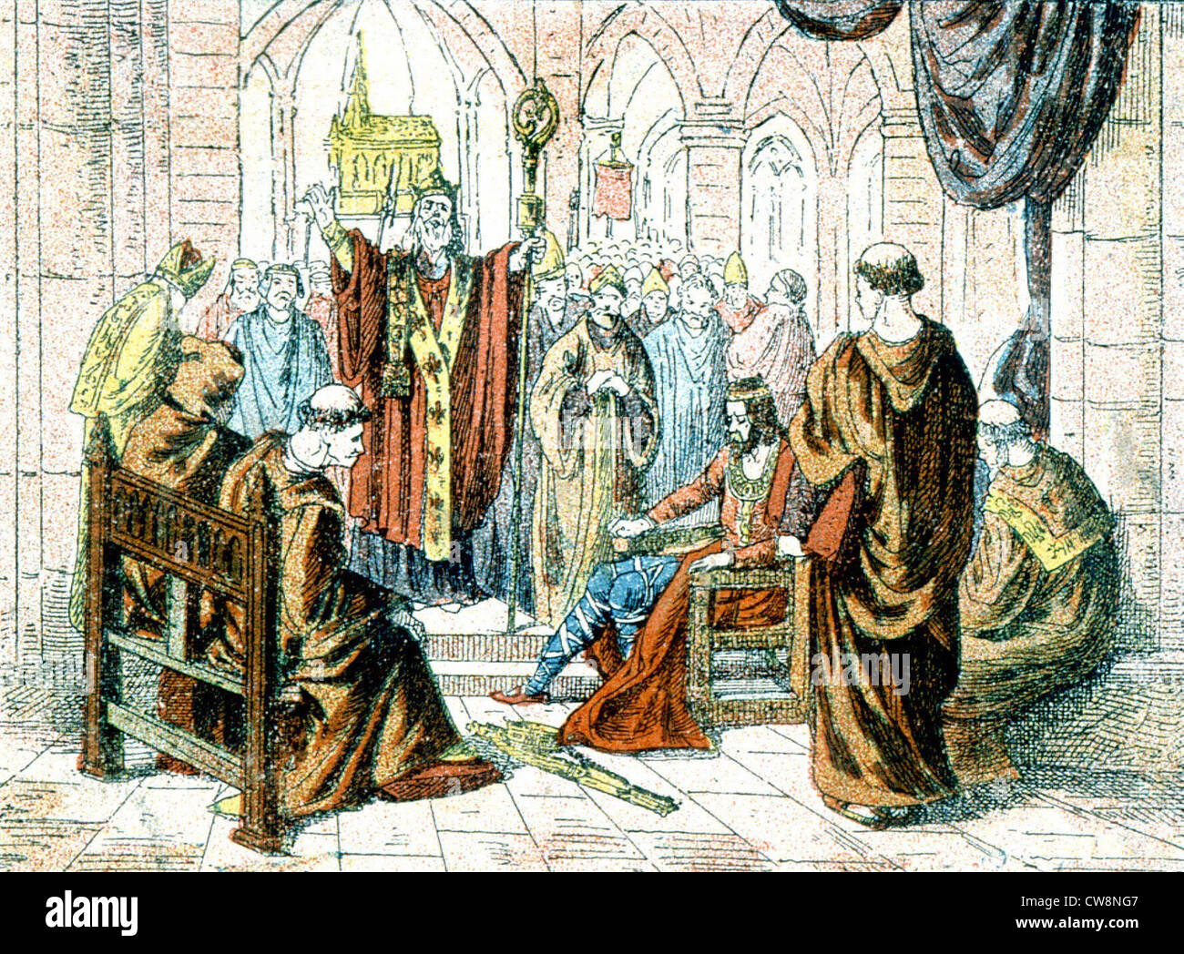 Statement of Childeric III Stock Photo - Alamy