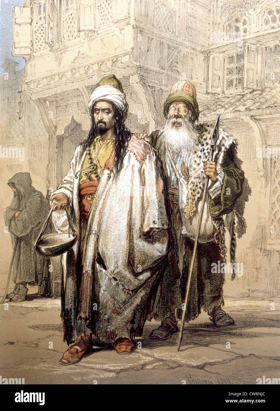 Beggar man 19th century hi-res stock photography and images - Alamy