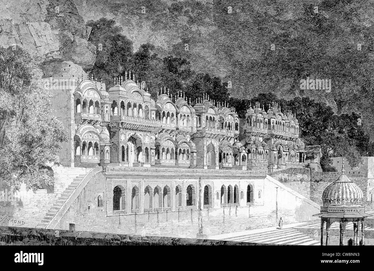 In temples Black and White Stock Photos & Images - Alamy