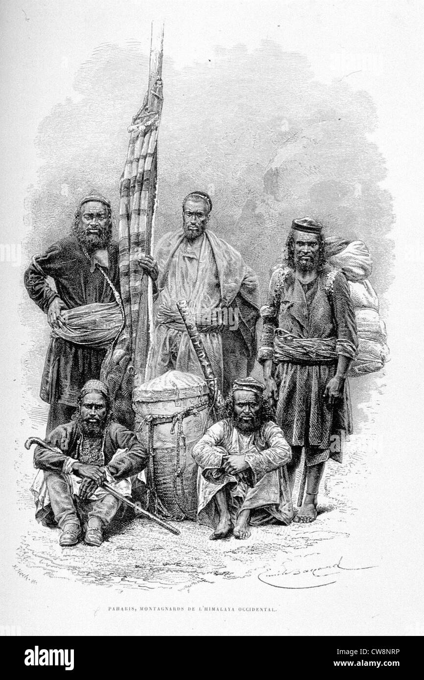 Paharis, mountain people of thewestern Himalaya Stock Photo - Alamy