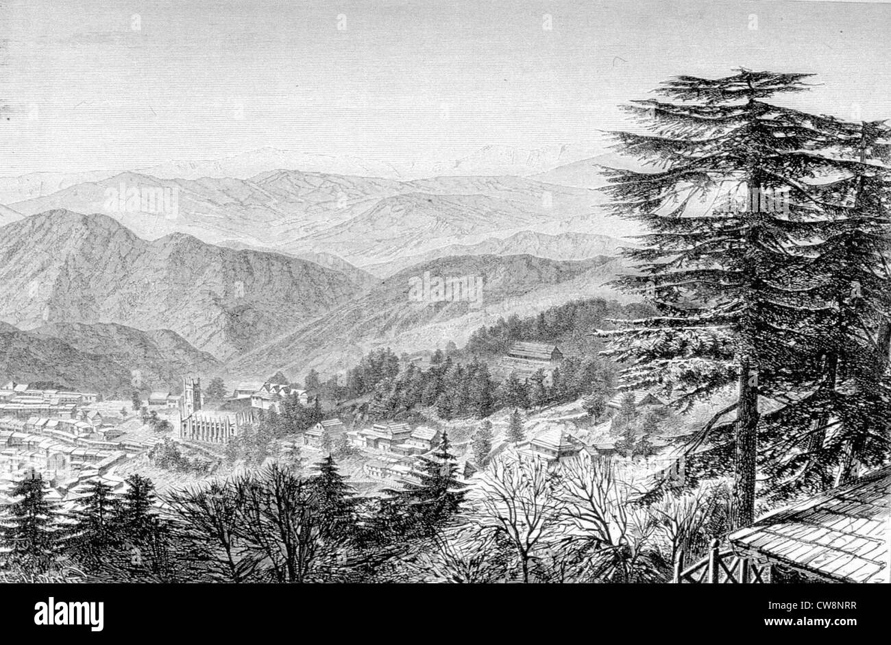 Simla in the westerm Himalaya Stock Photo - Alamy