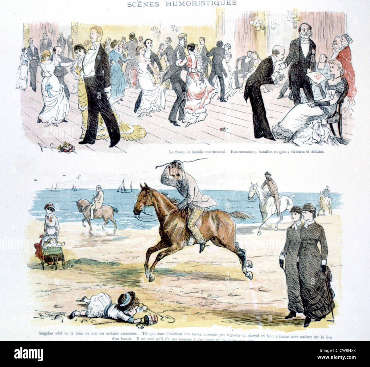 Humorous scenes, illustration by Randolph Caldecott Stock Photo - Alamy