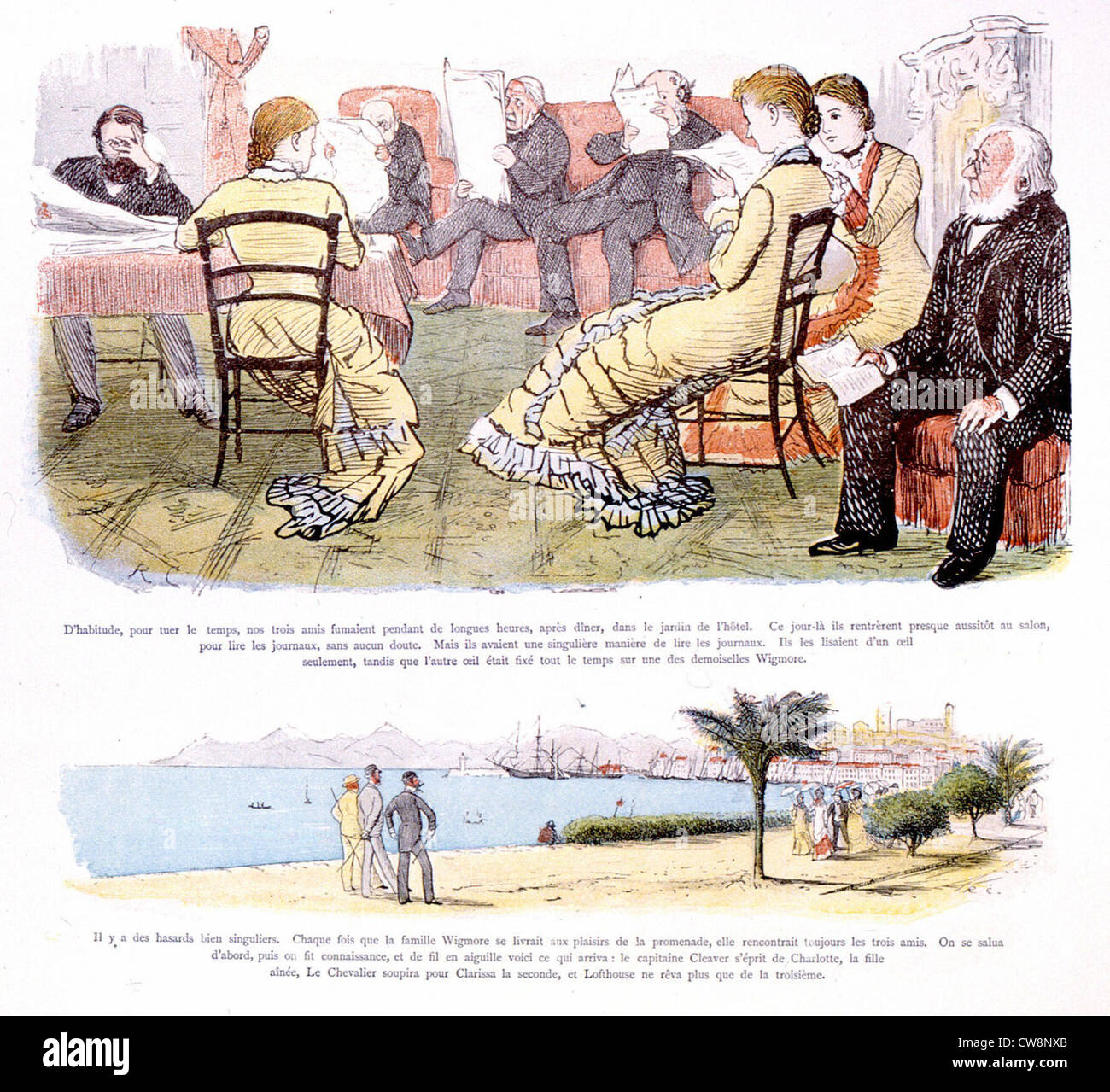 Humorous scenes, illustration by Randolph Caldecott Stock Photo - Alamy