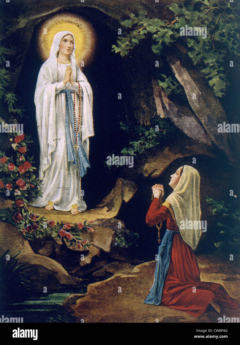 Apparition of the Virgin Stock Photo - Alamy