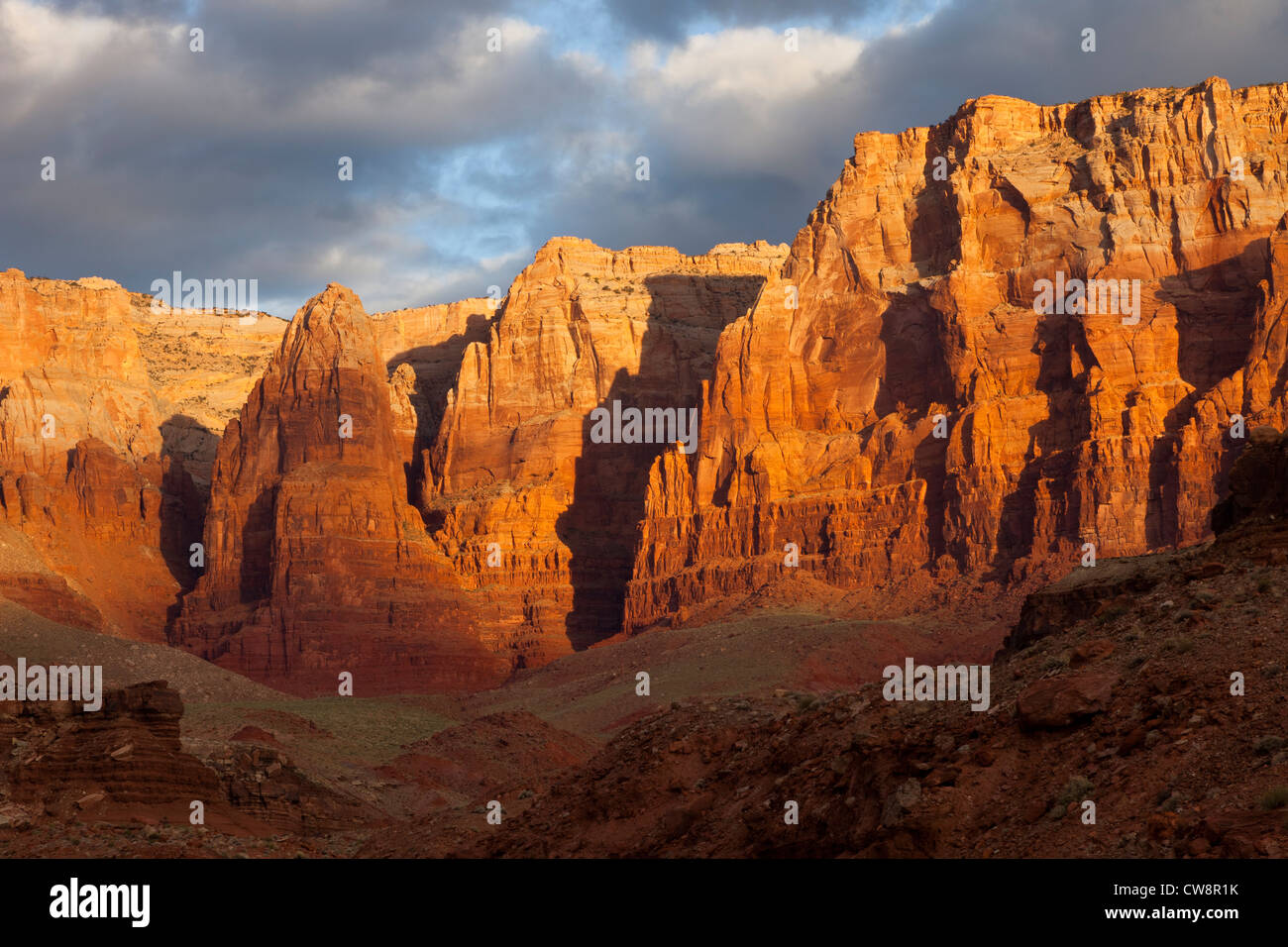 The Vermilion Cliffs in Marble Canyon, northern Arizona, USA Stock ...