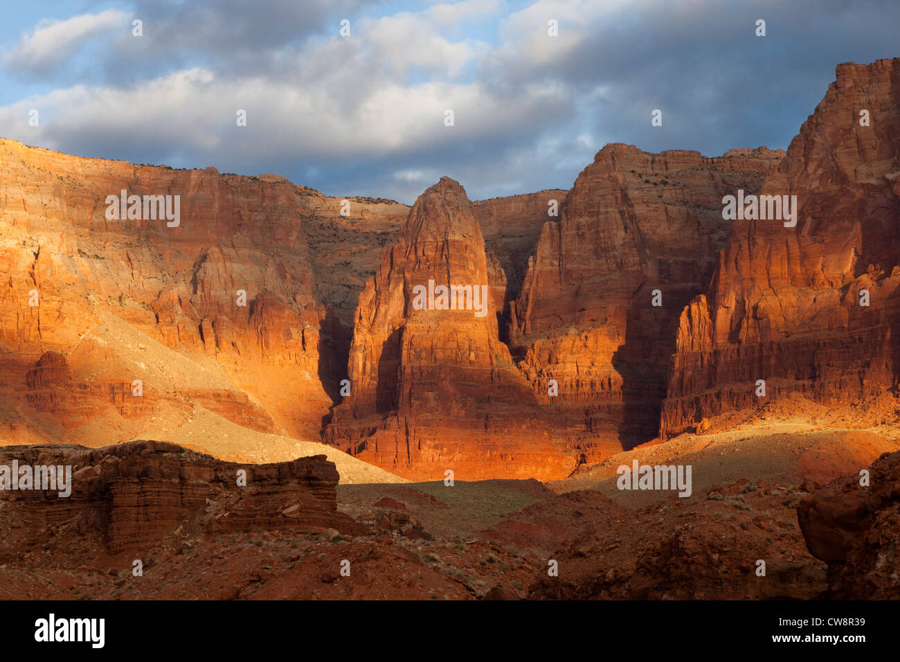 The Vermilion Cliffs in Marble Canyon, northern Arizona, USA Stock ...