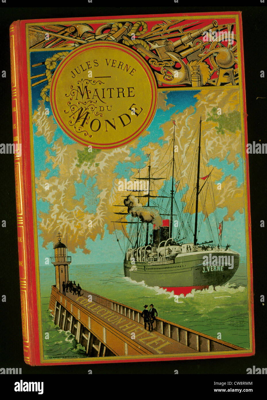 Master of the World, binding Stock Photo - Alamy