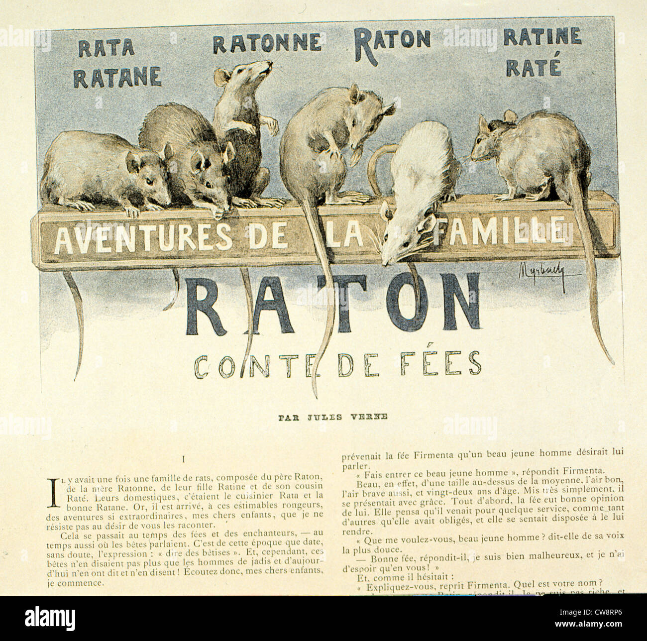 The Adventures Mr. Rat his Family short story Jules Verne illustration ...