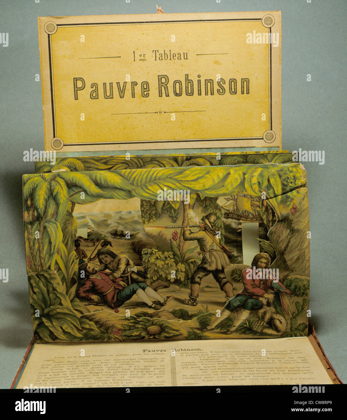 Poor Robinson, by Jules Verne Stock Photo - Alamy