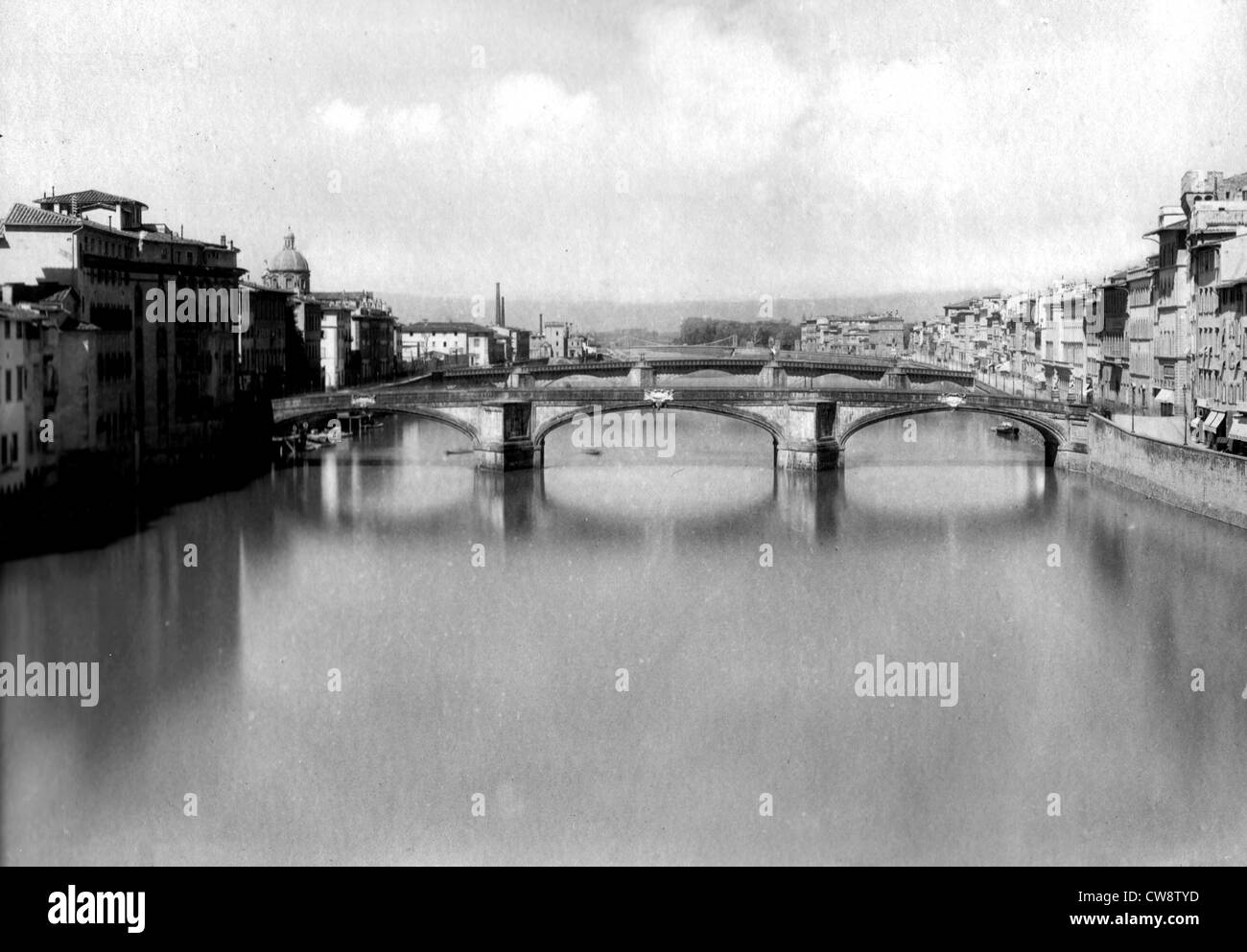 Florence, Trinity Bridge Stock Photo - Alamy