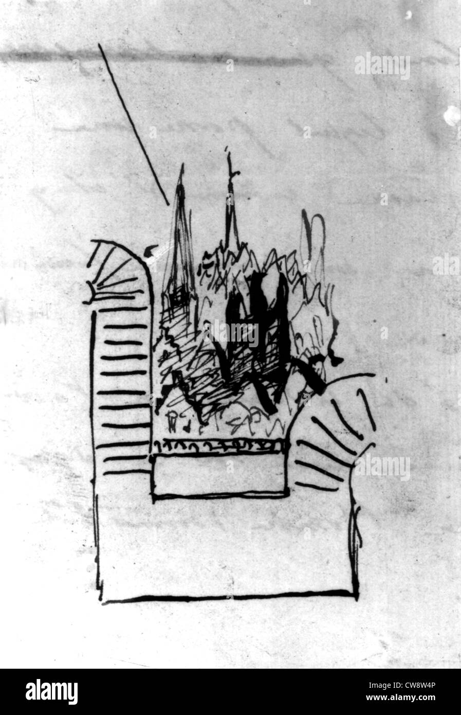 Victor hugo drawing hi-res stock photography and images - Alamy