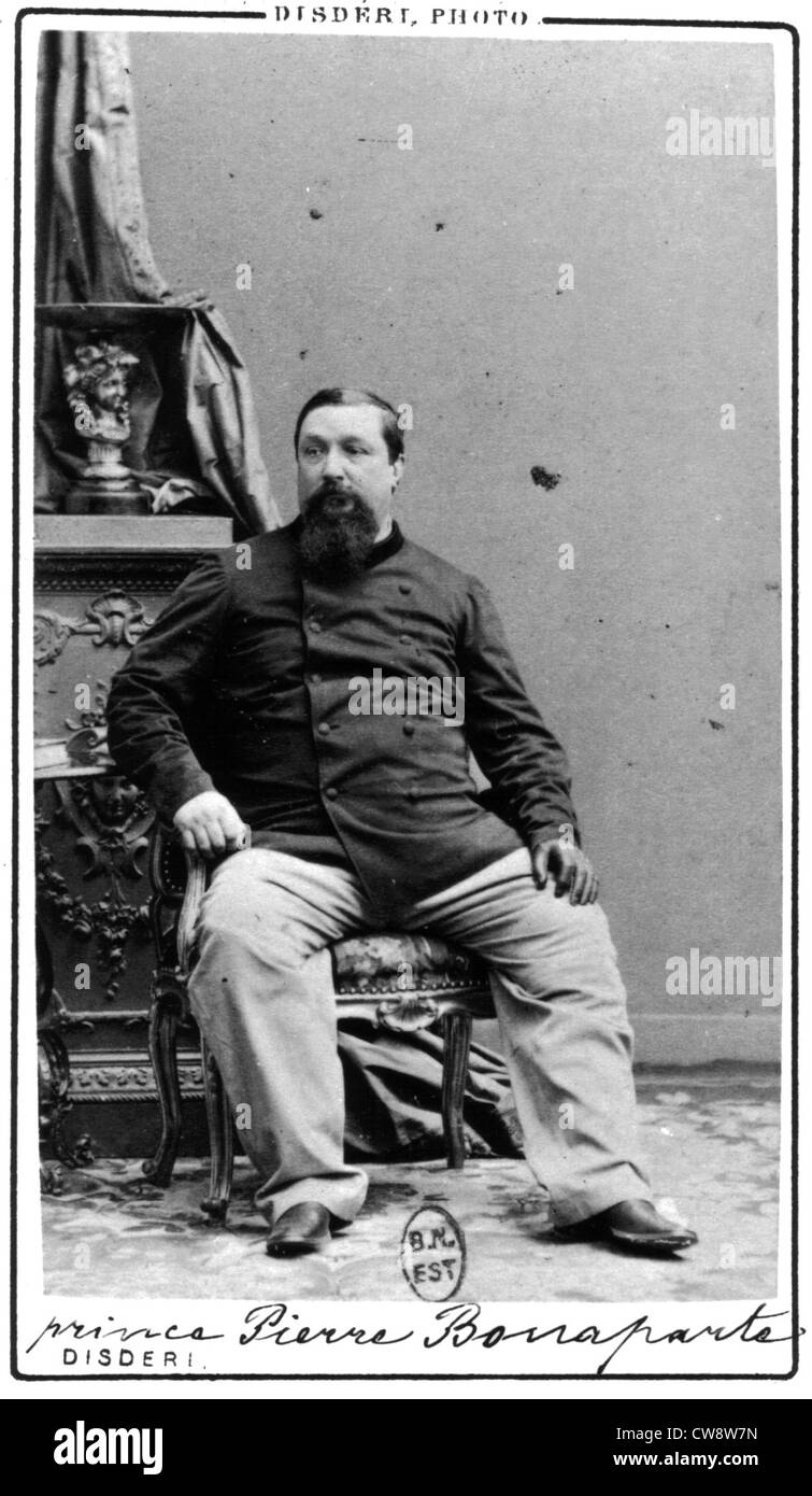 Prince Pierre Bonaparte Stock Photo - Alamy