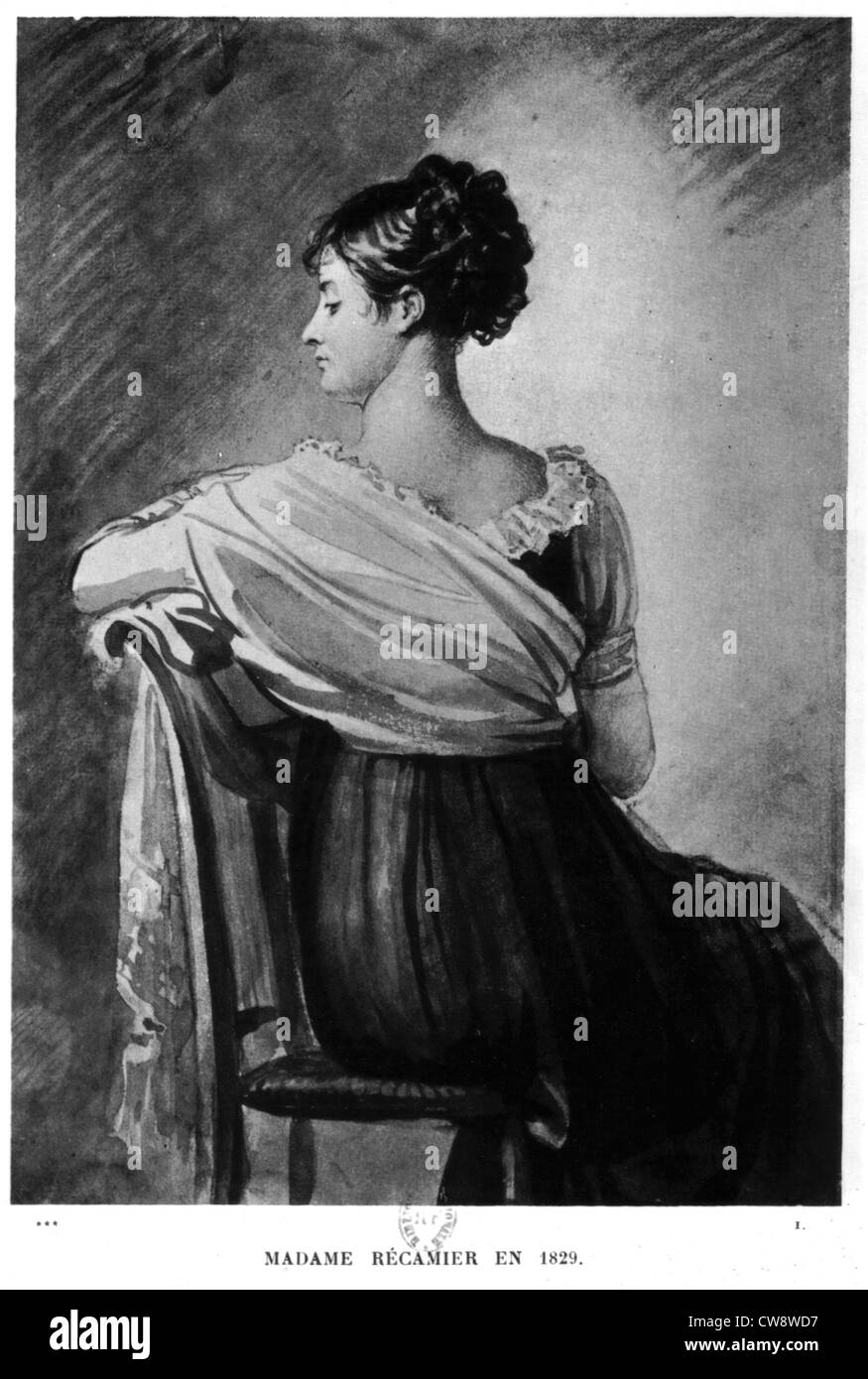 Madame Récamier in 1829 Stock Photo - Alamy