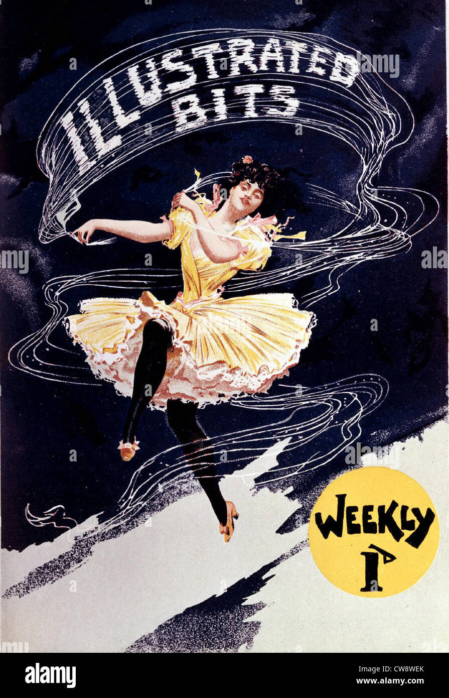 English advertising poster illustrated magazine Stock Photo - Alamy