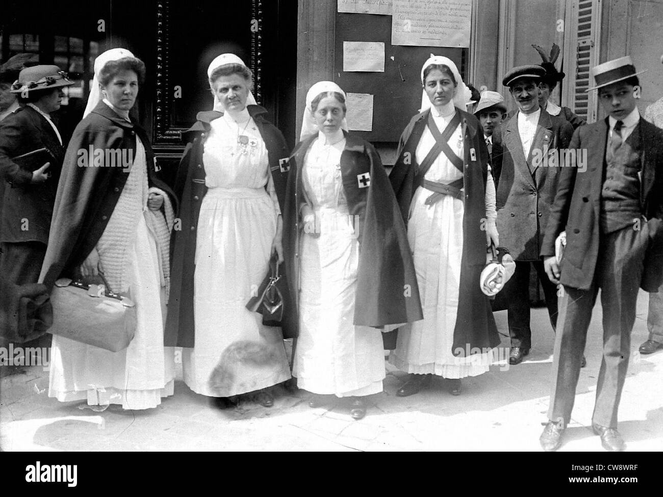 Ladies of the Red Cross Stock Photo - Alamy