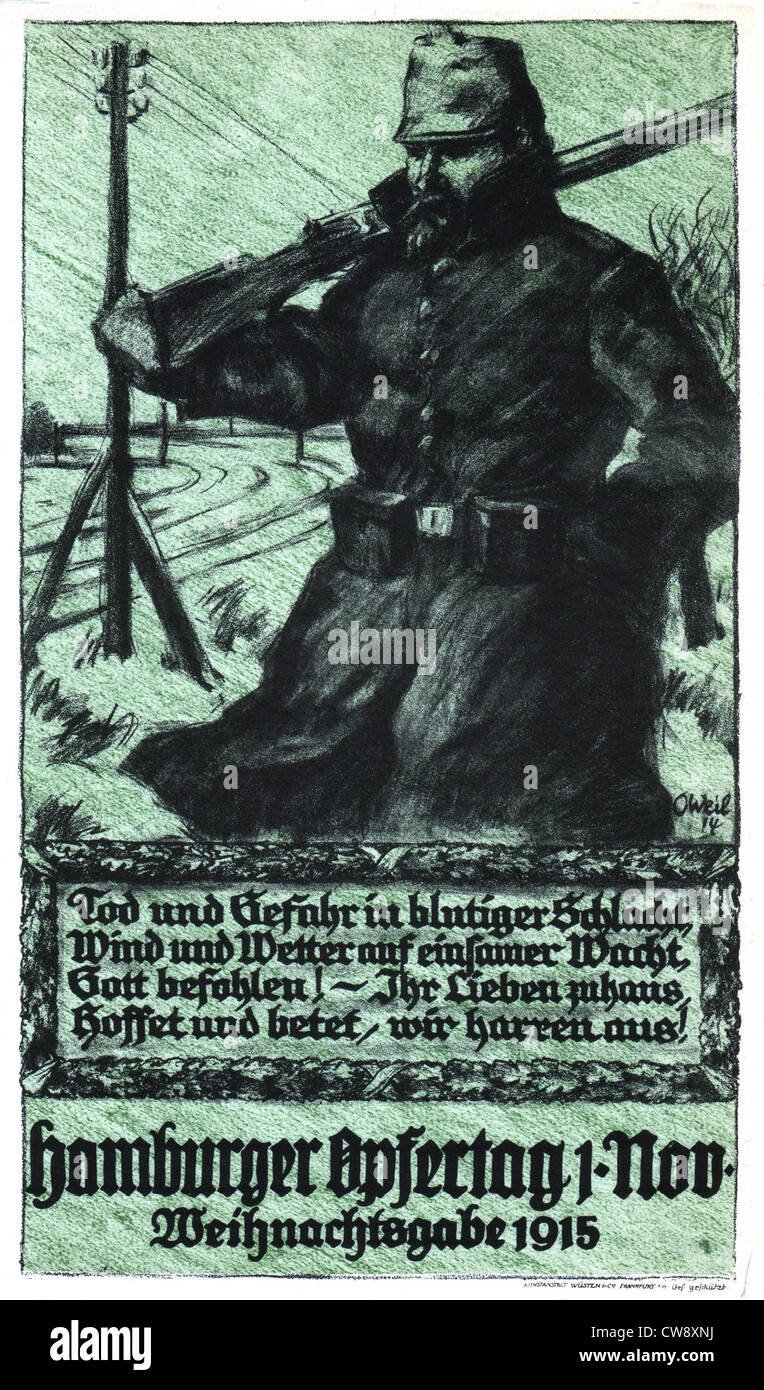 Ww1 propaganda poster germany hi-res stock photography and images - Alamy