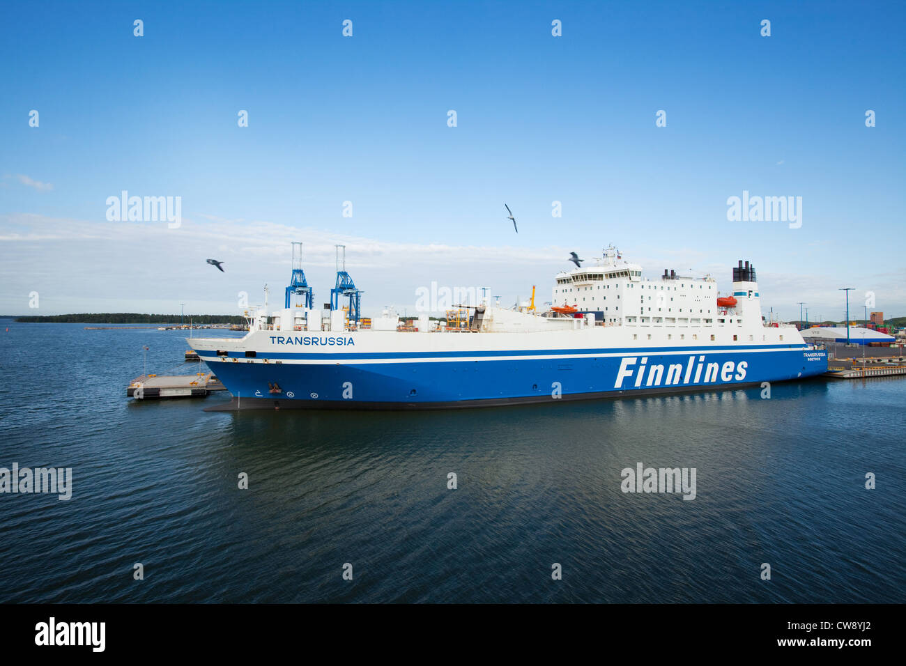 Finnlines at Vuosaari Harbour - Port of Helsinki Stock Photo - Alamy