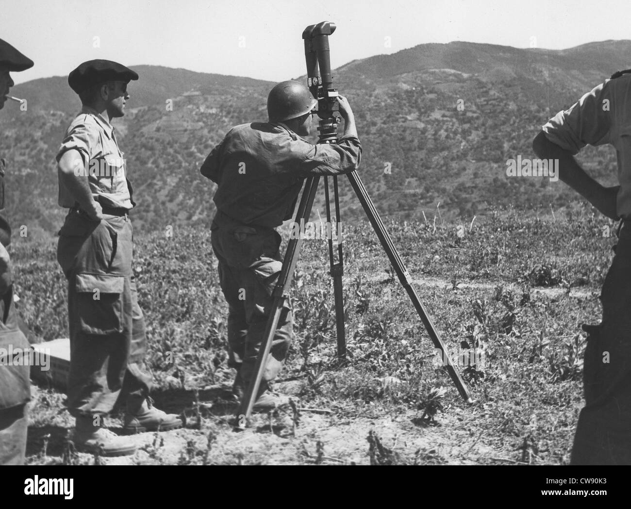 French military operations in Great Kabylia (1956 Stock Photo - Alamy