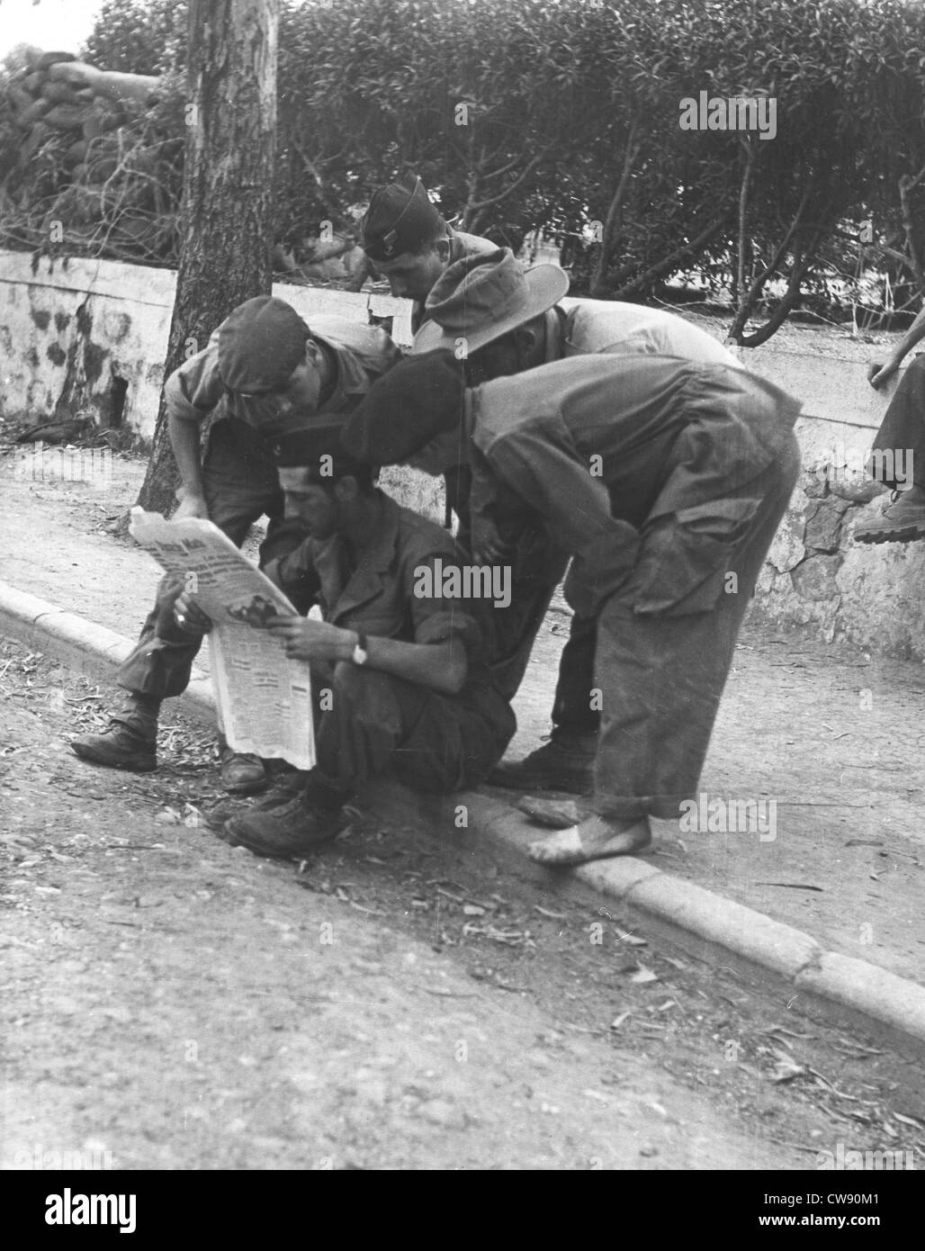 News about the war Black and White Stock Photos & Images - Alamy