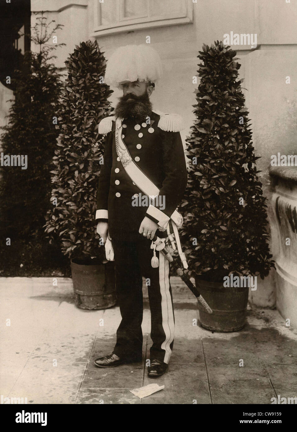 Paris. 1900 World Exhibition. Austrian guard Stock Photo - Alamy