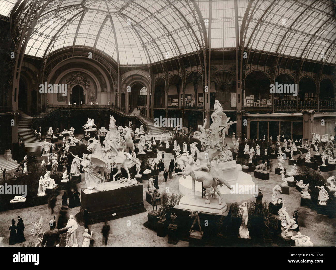 Paris. 1900 World Exhibition. Sculptures Grand Palais Stock Photo - Alamy