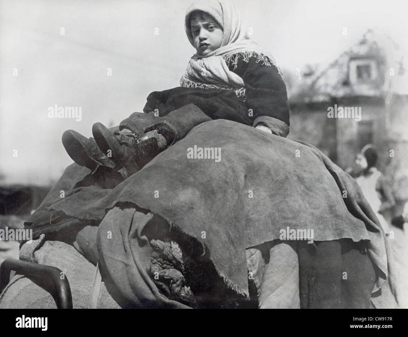 A three-year-old Russian deportee released Americans Stock Photo - Alamy