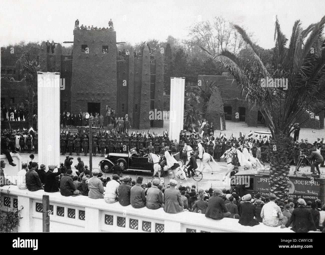 Inauguration ceremony Colonial Exhibition in Paris 1931 Stock Photo - Alamy