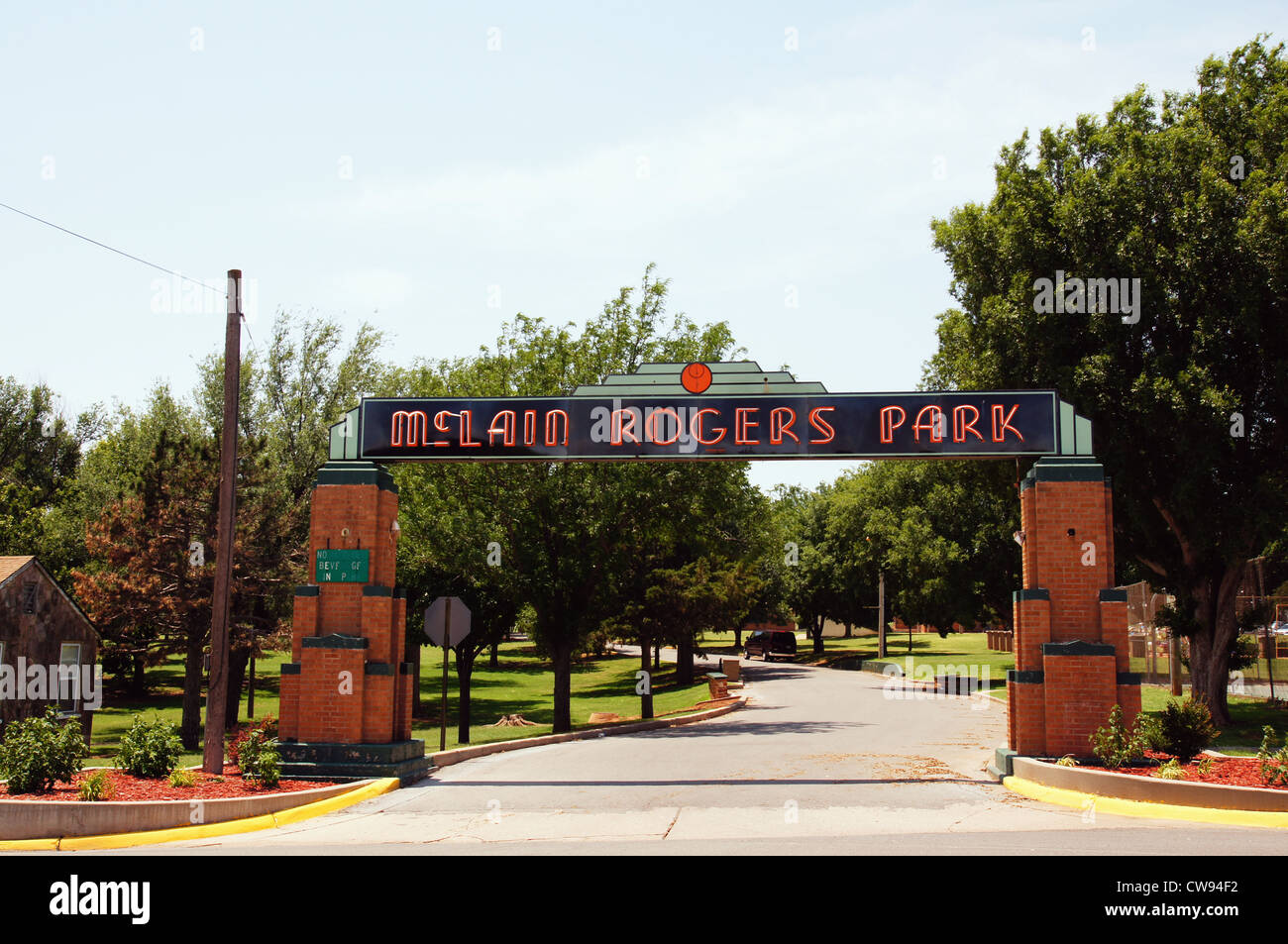 Oklahoma historical marker hi-res stock photography and images - Alamy