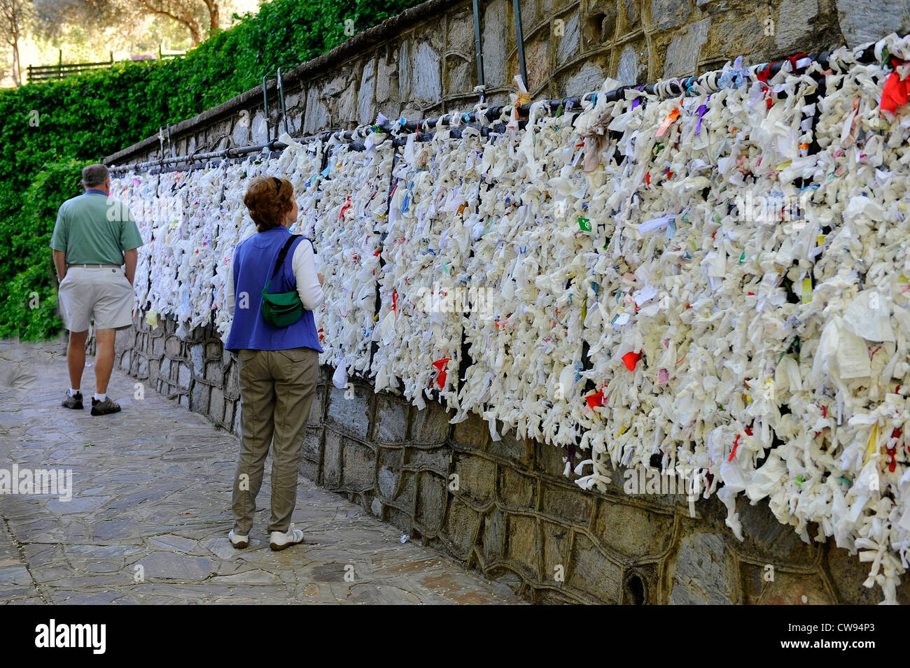 Message Prayer Wall Meryemana Shrine Virgin Mary Ephesus Turkey ...