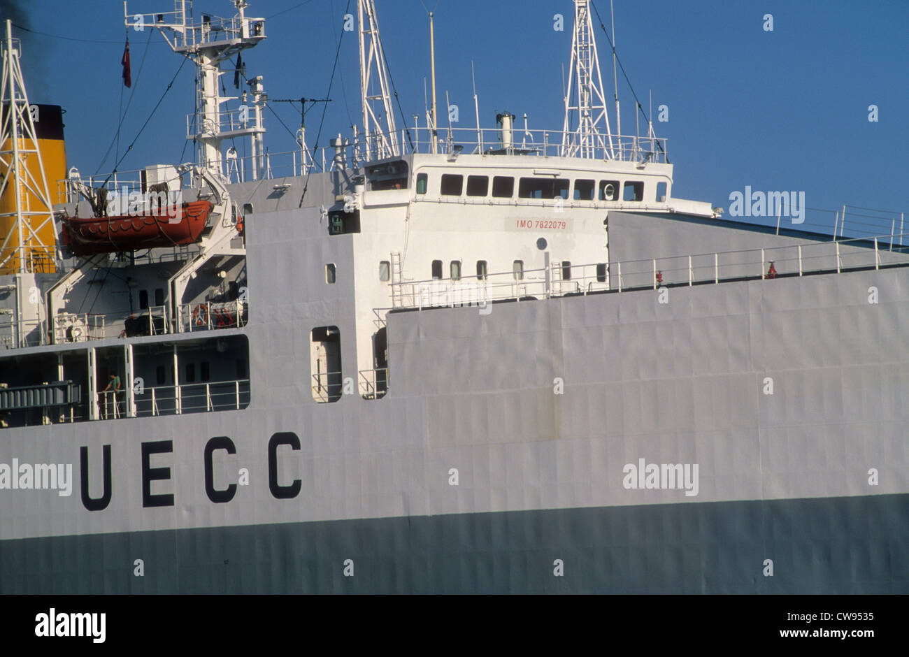 7144tonnes United European Car Carrier (UECC) 'Autoroute' entering the ...
