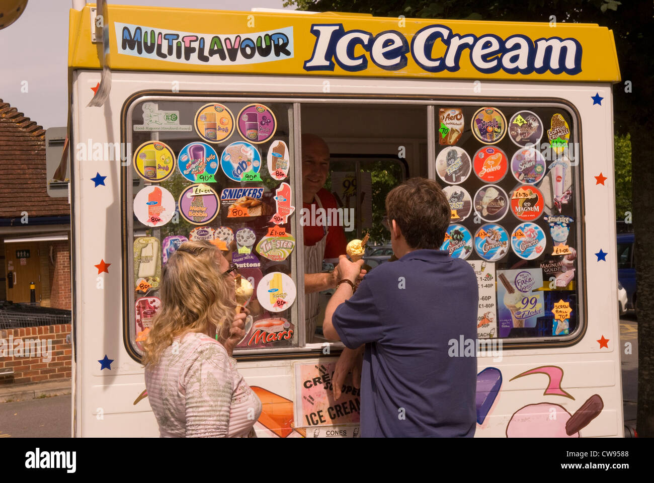 Rear back ice cream ice cream van hi-res stock photography and images ...
