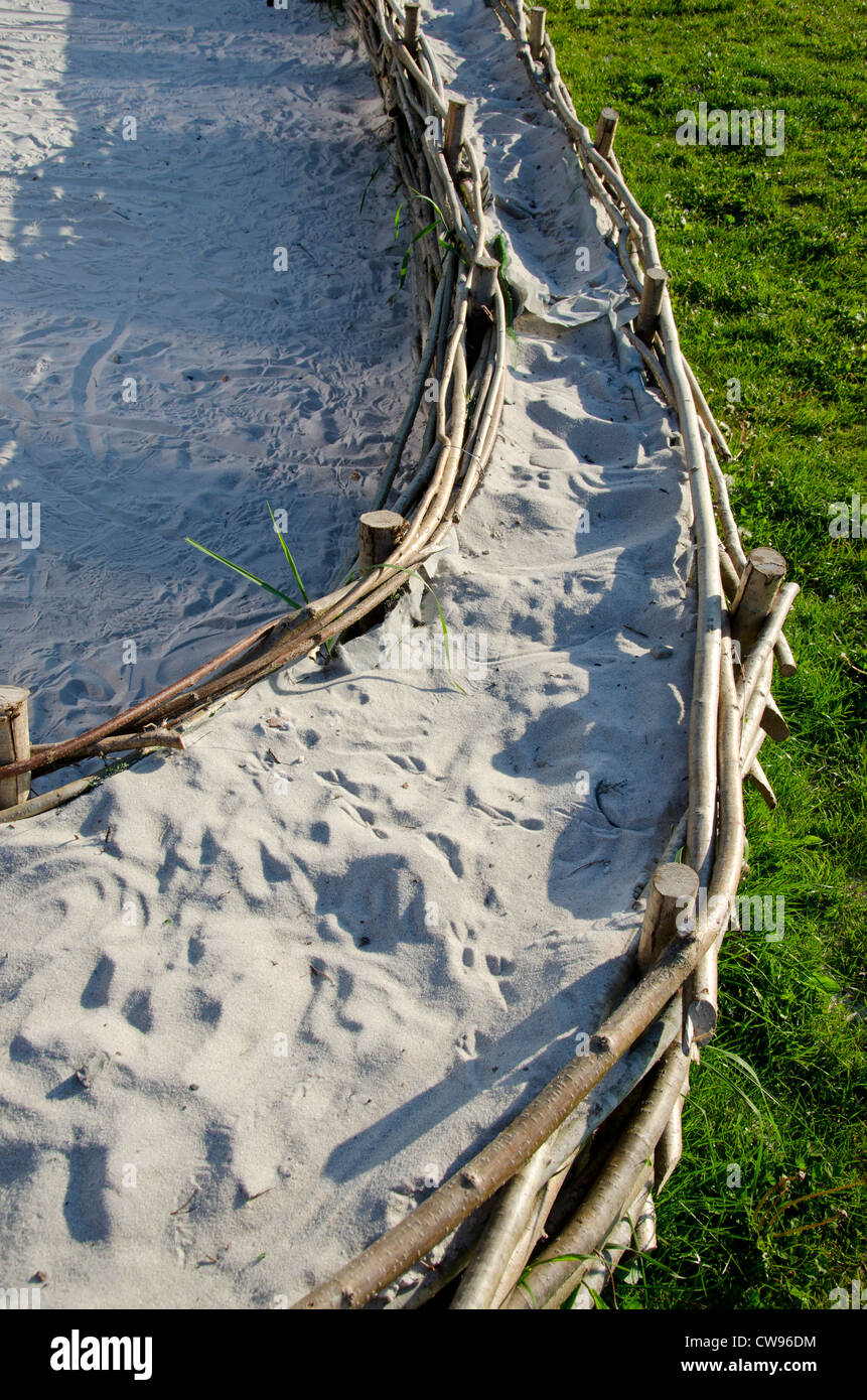 Fence in the sea hi-res stock photography and images - Alamy