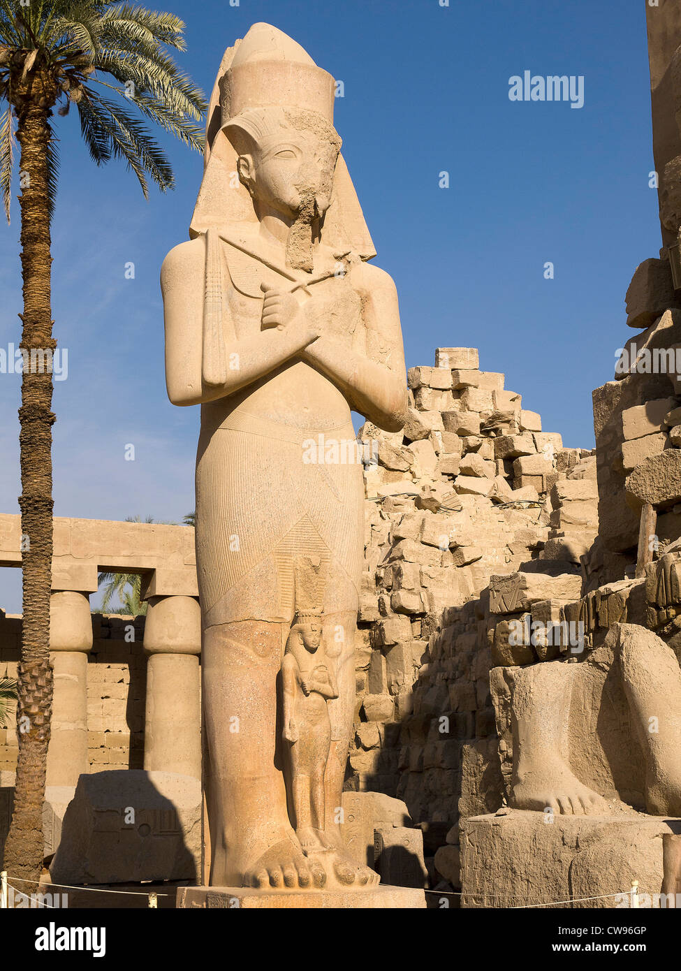 The Ancient Temple Complex of Karnak near Luxor in the Nile Valley in ...