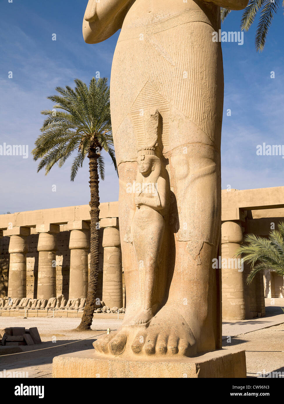 The Ancient Temple Complex of Karnak near Luxor in the Nile Valley in ...