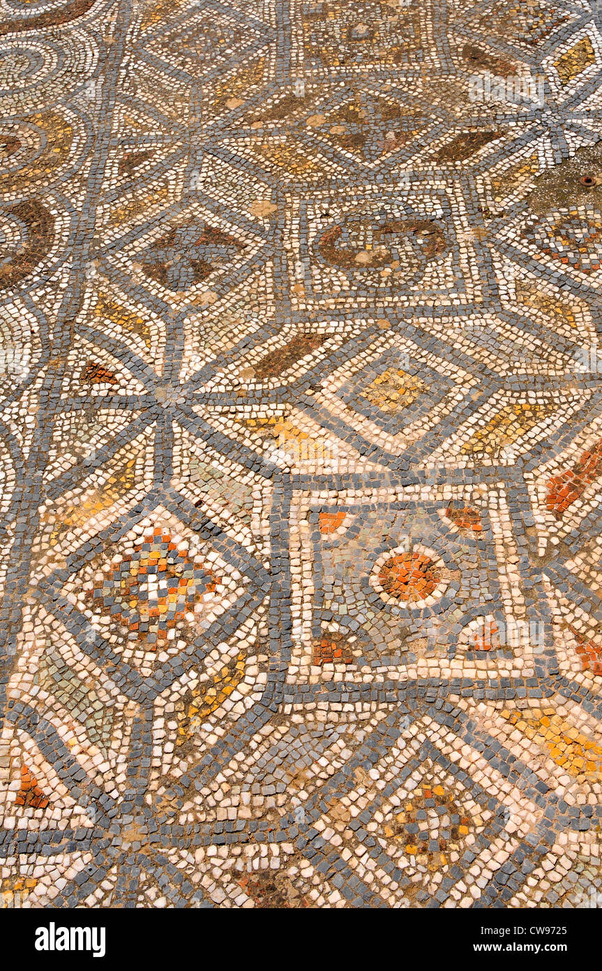 Mosaic Tile Terrace Houses Ancient Ephesus Turkey Kusadasi Aegean ...