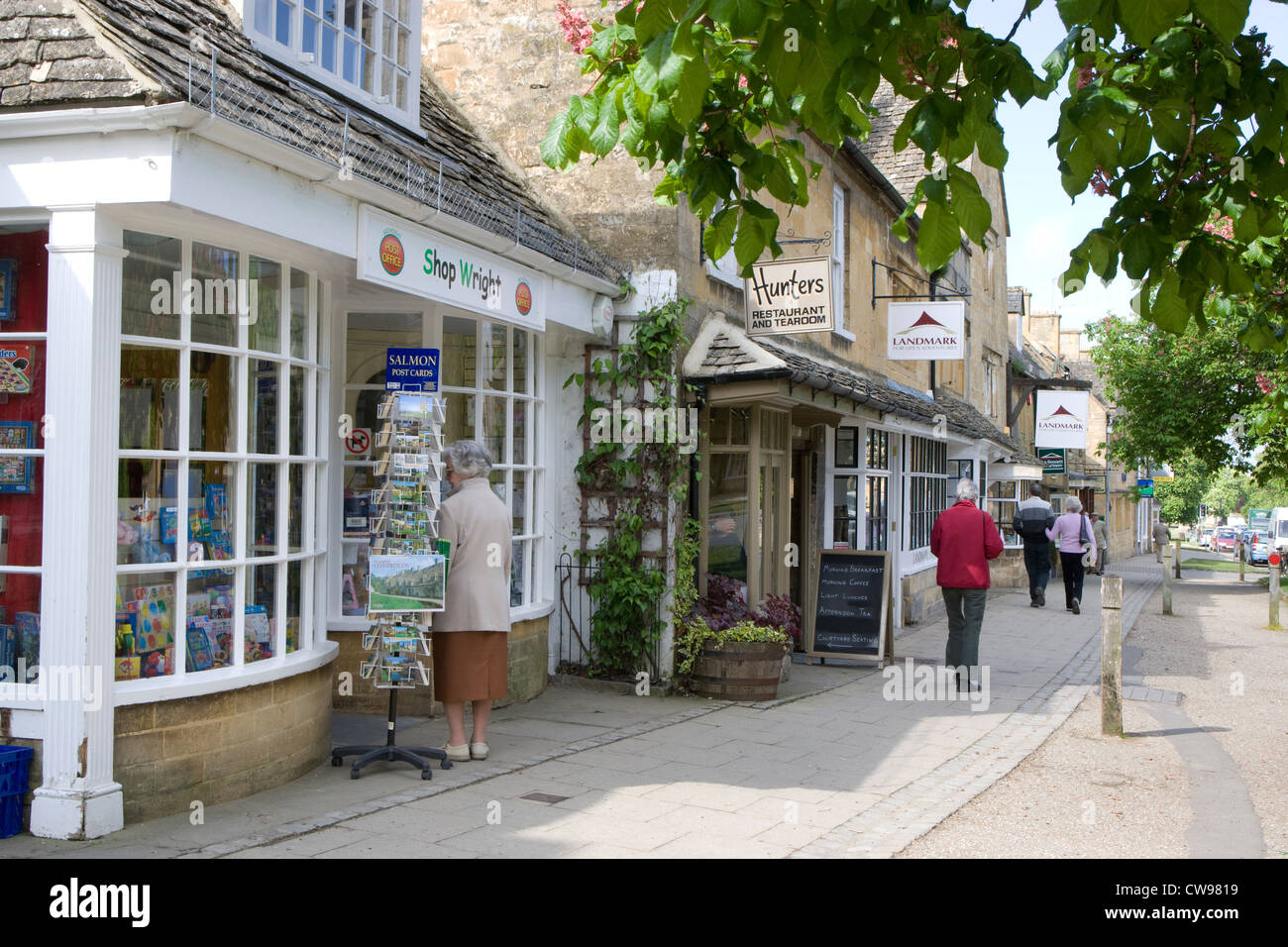 Broadway: High Street shops Stock Photo - Alamy