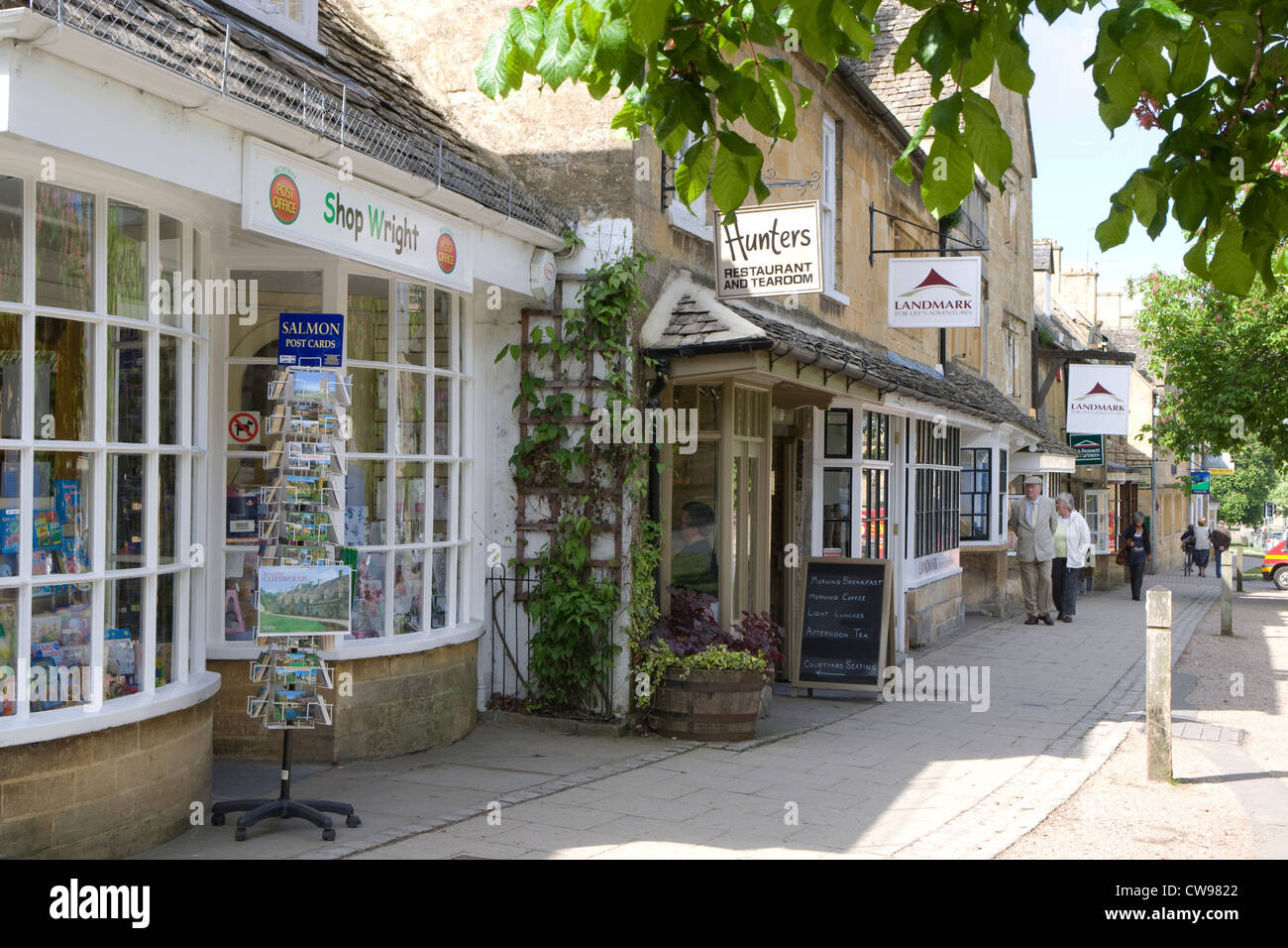Broadway: High Street shops Stock Photo - Alamy