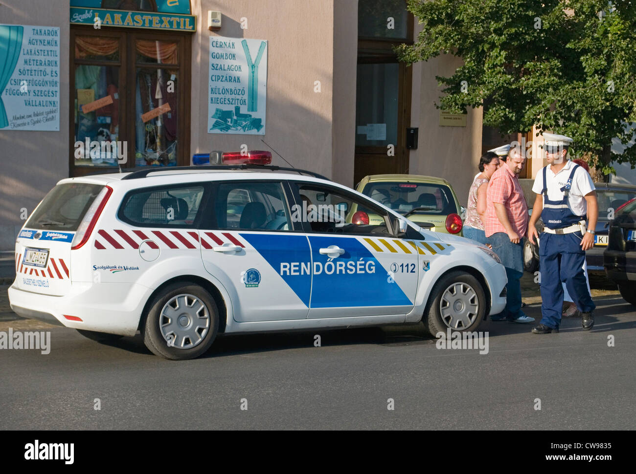 Hungarian policeman hi-res stock photography and images - Alamy