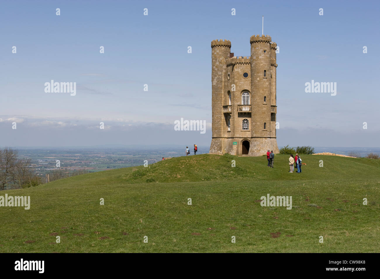 Broadway: view from Broadway Tower Stock Photo - Alamy