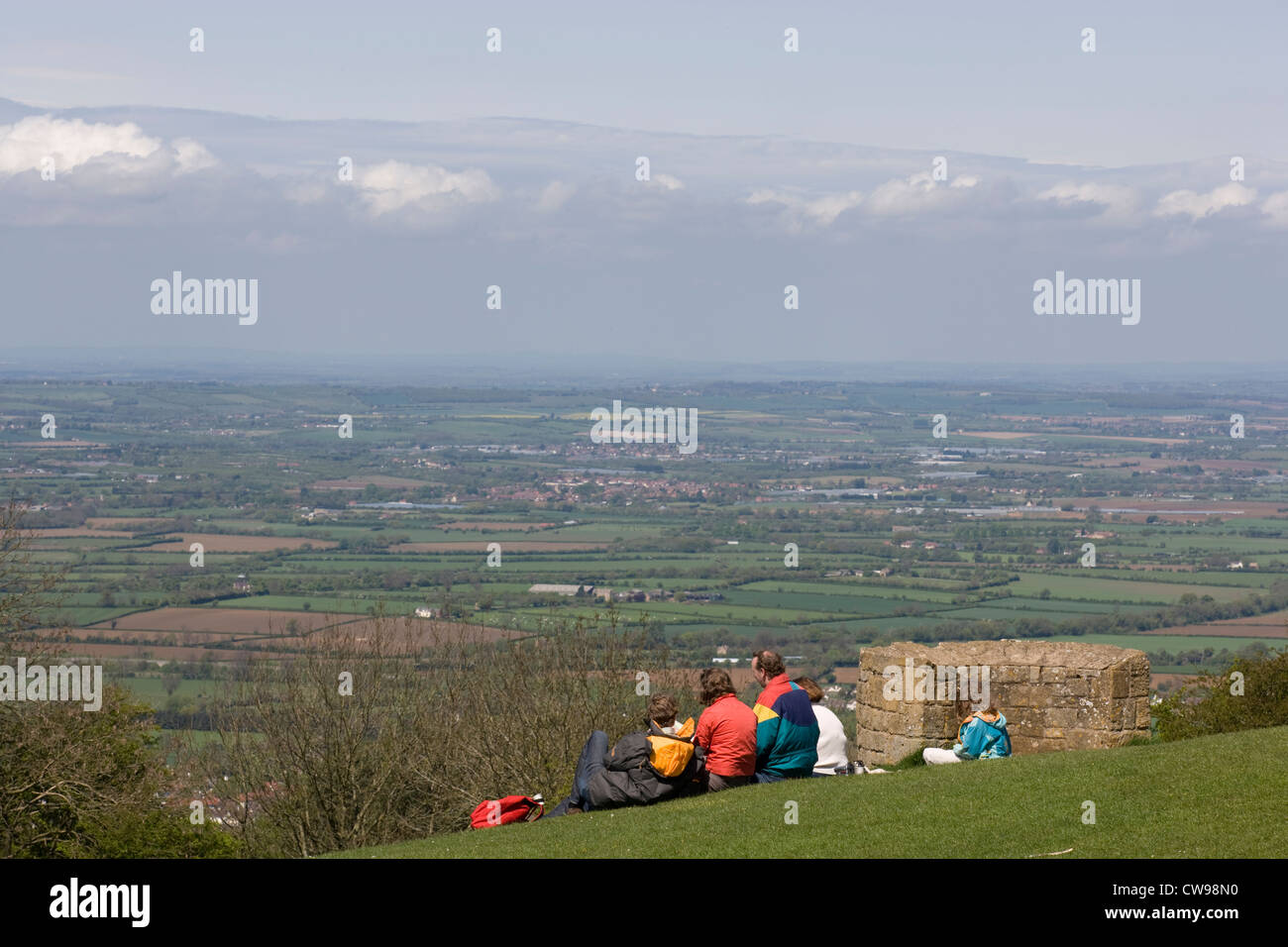 Broadway: view from Broadway Tower Stock Photo - Alamy