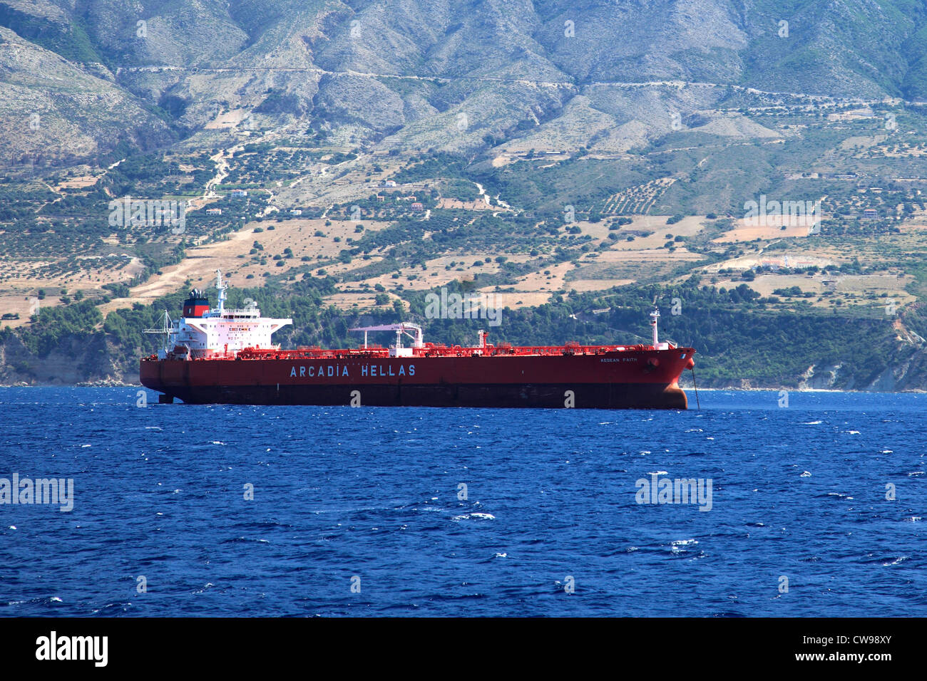 Greece ships tankers boats hi-res stock photography and images - Alamy
