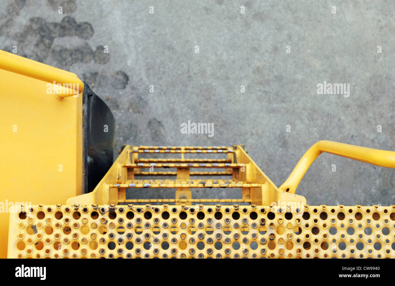 Steps on plant elevated view Stock Photo - Alamy