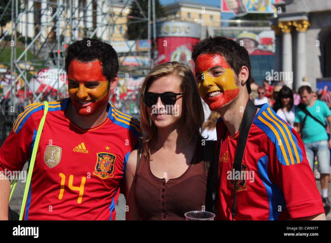 Final. Kiev, Ukraine, European Football Championship 2012 Stock Photo ...