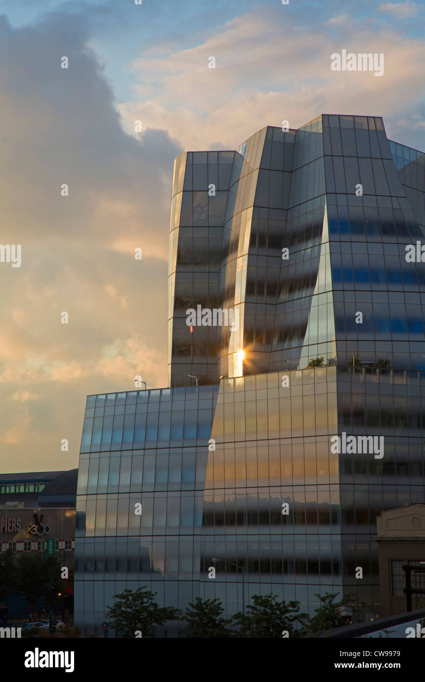 New York, New York - The IAC Building on Manhattan's west side ...