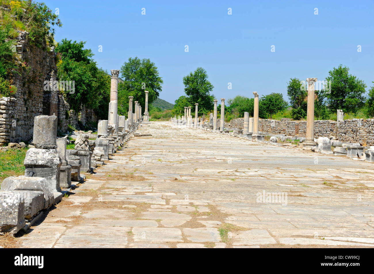 Ancient Ephesus Harbor Turkey Kusadasi Aegean Mediterranean Stock Photo ...
