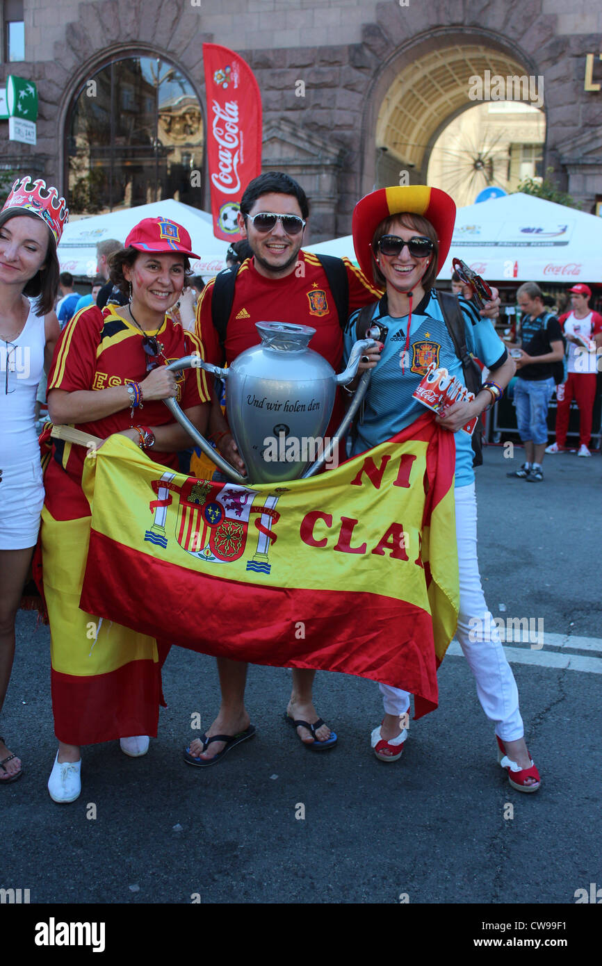 Final. Kiev, Ukraine, European Football Championship 2012 Stock Photo ...