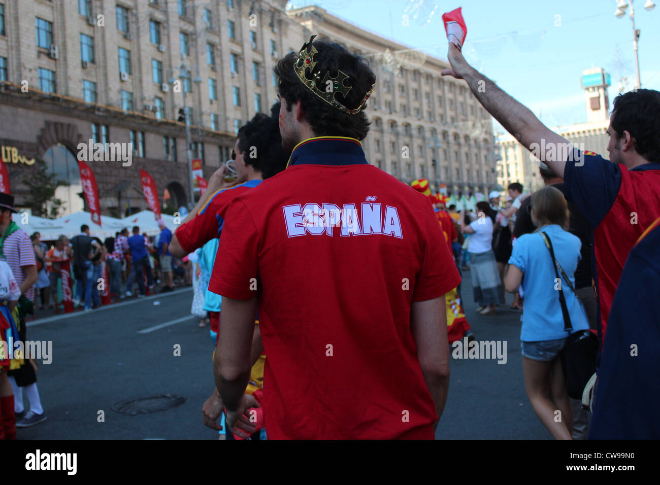 Final. Kiev, Ukraine, European Football Championship 2012 Stock Photo ...