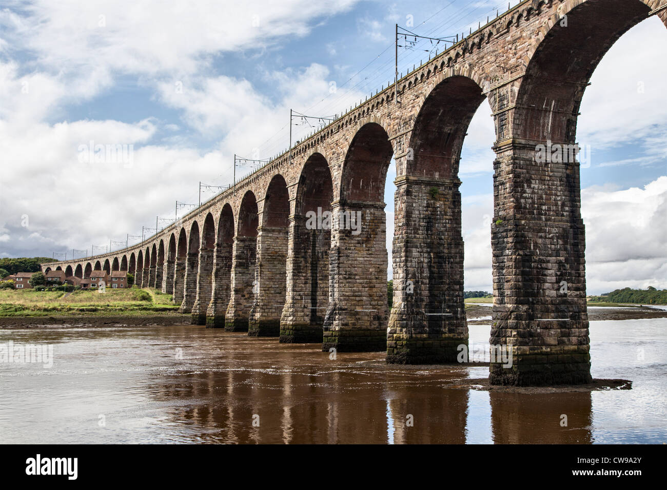 Royal Border Bridge, Berwick-upon-Tweed, designed by Robert Stevenson ...