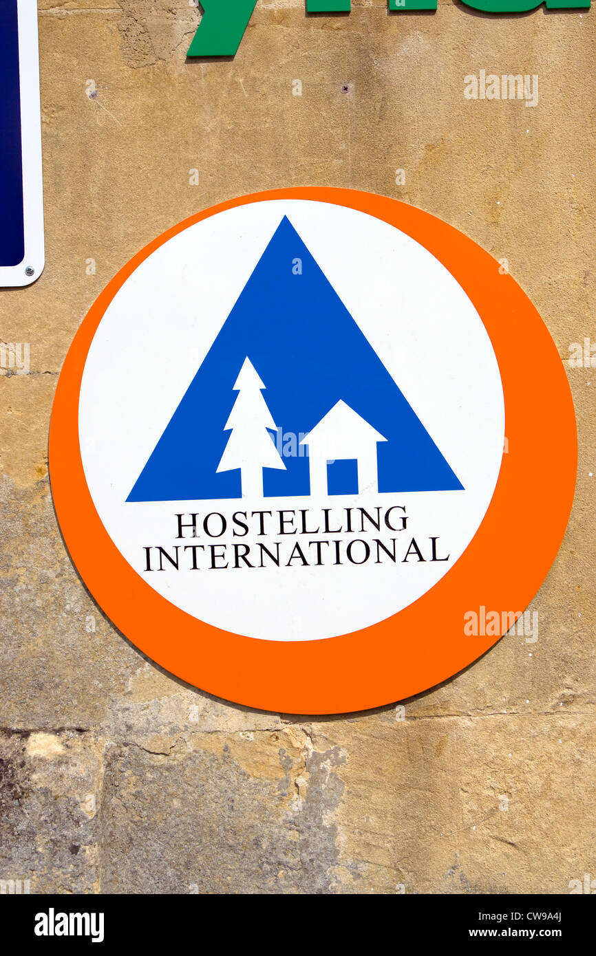 Hostelling International signage Stock Photo - Alamy
