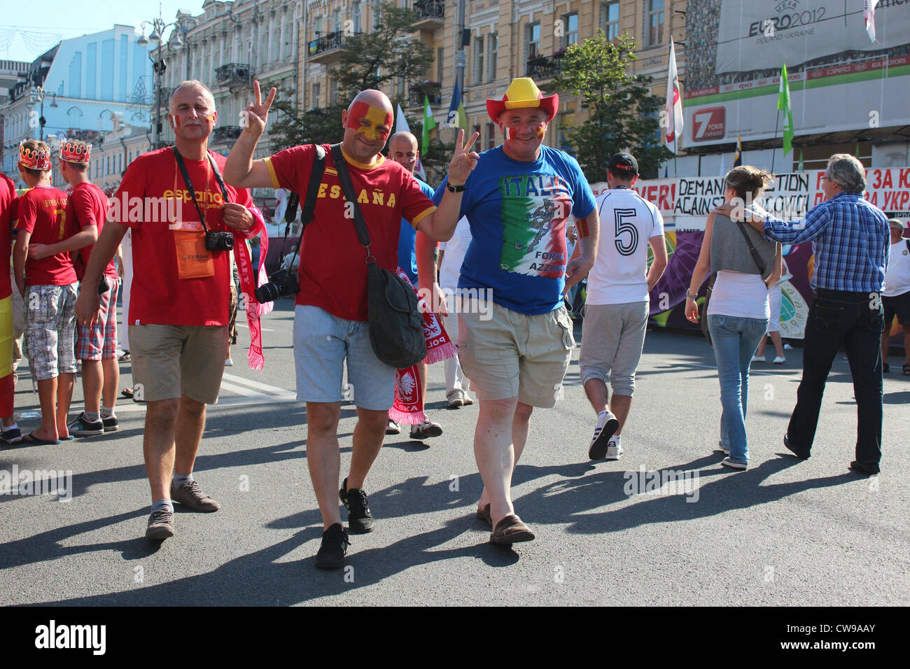 Final. Kiev, Ukraine, European Football Championship 2012 Stock Photo ...